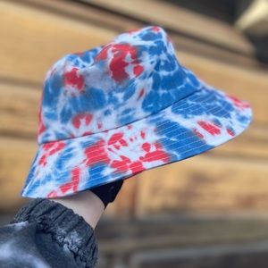 Accessories | Labor Day Red White And Blue Tyedye Bucket Hat | Poshmark